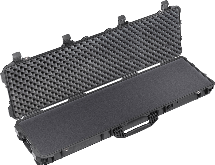 Pelican 1750 Case W/ Wheels 3 Pc Foam Fits 48" Guns Black - Gun Cases ...