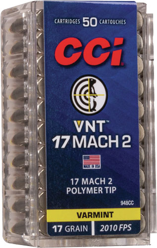 5000 Rounds of CCI VNT 17 MACH2 17GR VARMINT TIPPED - Rifle Ammunition ...