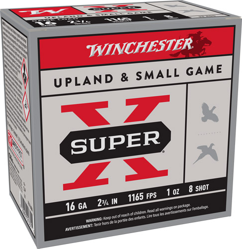 250 Rounds of WINCHESTER SUPER-X 16GA 2.75" 1OZ no.8 1165FPS - Shotgun ...