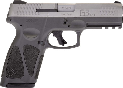 Taurus G3 9mm 17-Shot 3-Dot Adj. Grey/Ss Polymer - Semi Auto Pistols at ...