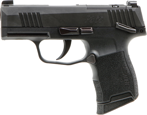 Sig P365 Mic Comp 9mm 3.1" Or Xray-3 (2)10Rd Man Safety Blk - Semi Auto ...