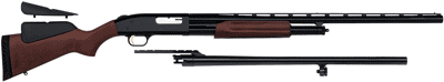 Mossberg 500 Combo 12Ga 3" 28"Vr/24"Rifled Blued/Wood - Pump Action ...