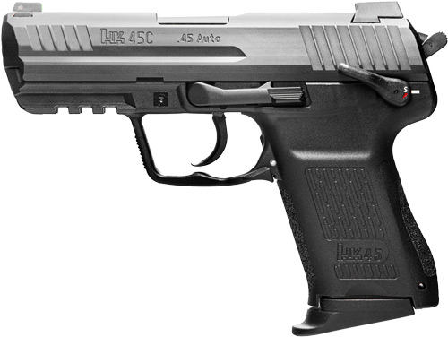 Hk Hk45c Compt V1 Da/Sa 45Acp 3.94"Bbl 2-8Rd Black - Semi Auto Pistols ...