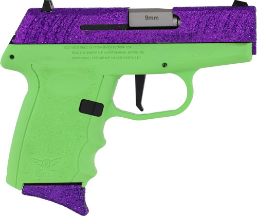 Sccy Dvg1-Glitter Pistol 9mm 10Rd Dragonfly Purple Slide - Semi Auto ...