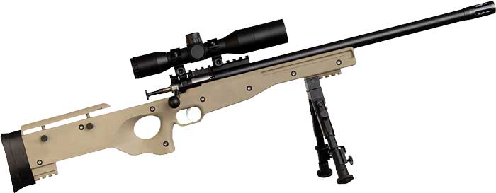 Crickett Precision Rifle 22Lr Blued/Fde Threaded W/Scope - Bolt Action ...
