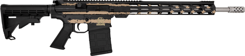 Glfa Ar10 Rifle 308 Win 18" S/S Bbl Desert Flag 10-Rds - Semi Auto ...
