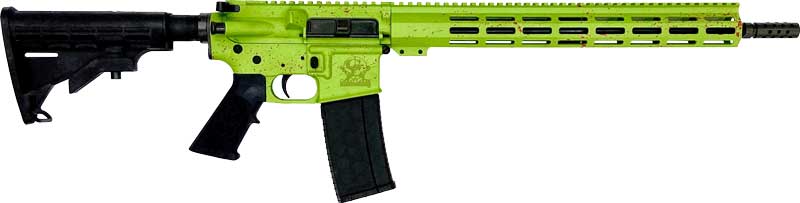 Glfa Ar15 Splatter 223 Wylde 16" Nit Bbl Zombie Green - Semi Auto ...