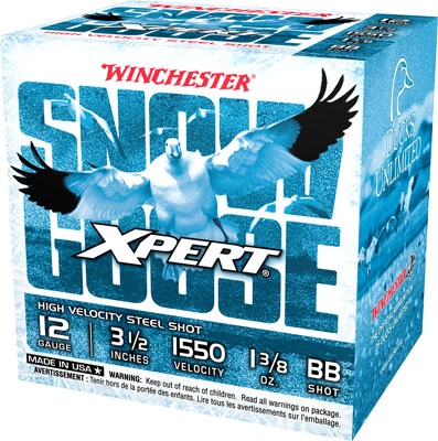 250 Rounds of WINCHESTER SNOW GOOSE 12GA 3.5" 1-3/8OZ no.BB - Shotgun ...